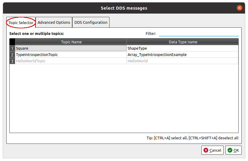 3. Fast DDS Visualizer Plugin Configuration — Fast DDS Visualizer ...